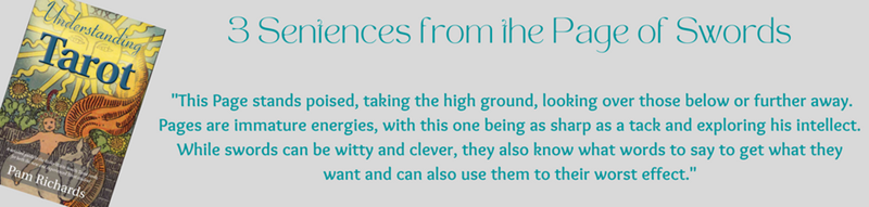Psychic Clairvoyant Pam Richards | Page of Swords Psychic Clairvoyant Pam Richards | Page of Swords