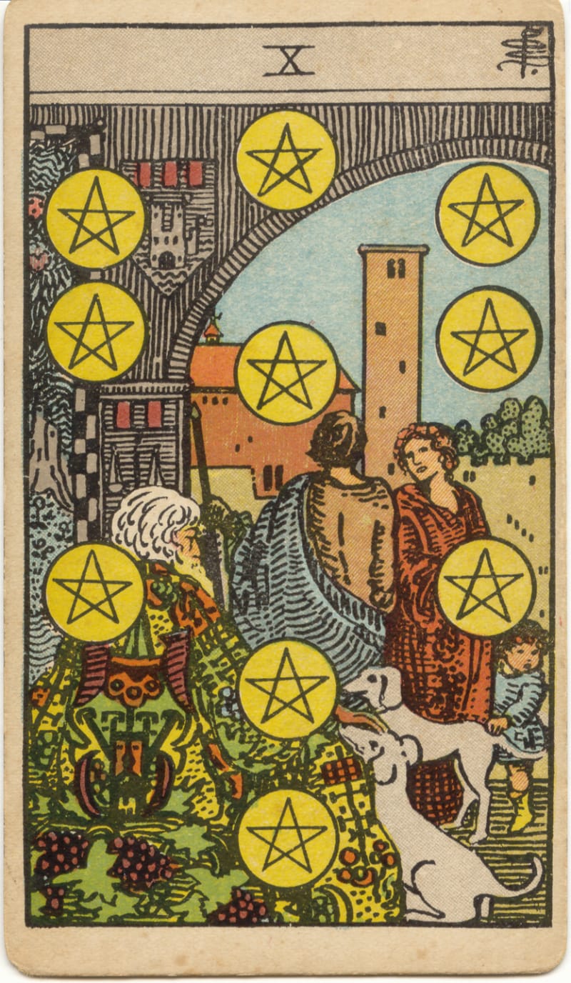 Psychic Clairvoyant Pam Richards | Ten of Pentacles
