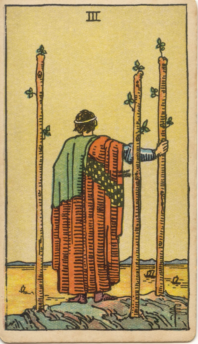 Psychic Clairvoyant Pam Richards | Three of Wands
