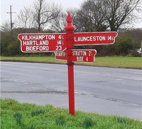 Launcells Parish Council | News | The History of the Red Post