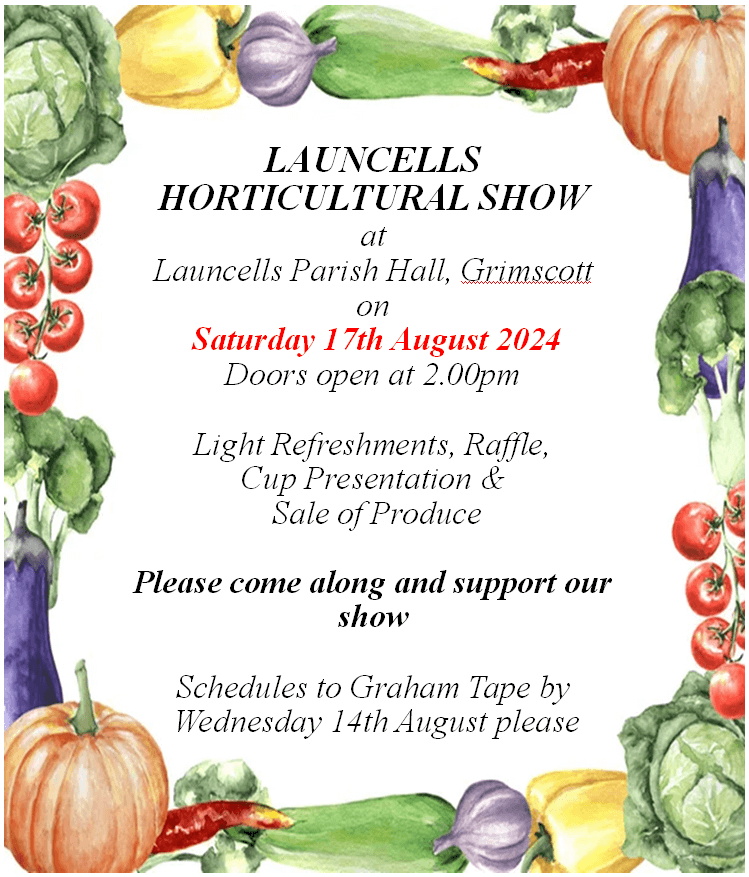 Launcells Parish Council | News | Launcells Horticultural Show