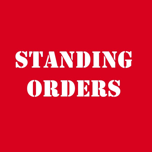 Standing Order Logo Articles Of Association And Standing Orders
